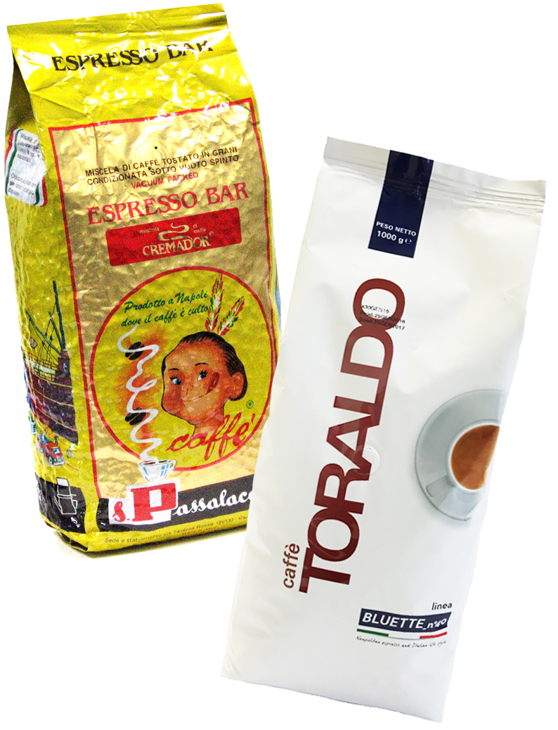 Napoli tasting set / Neapolitan coffees / Southern Italy