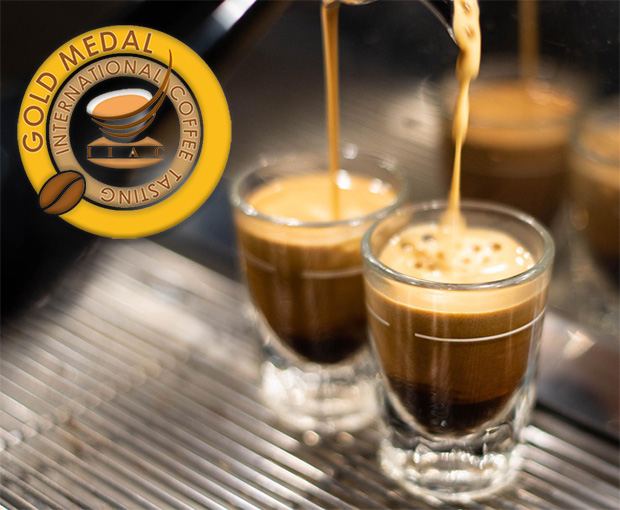 Excellent coffee varieties with gold medal »Awarded«