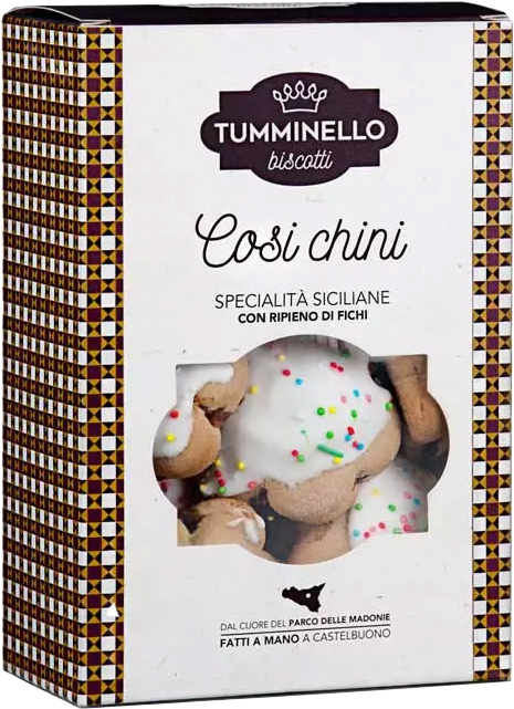 Biscotti Tumminello | Cosi Chini 320g | With figs and almonds