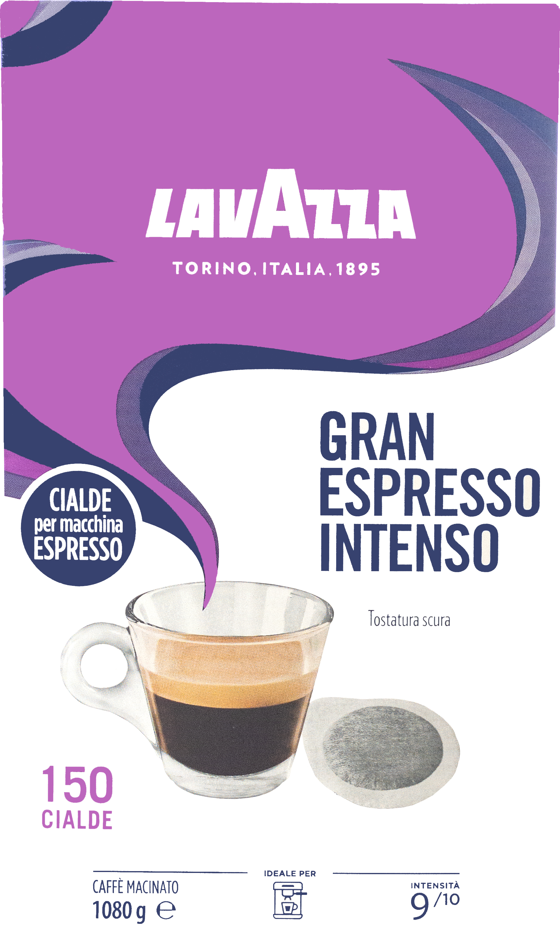 Lavazza Gran Espresso Intenso ESE Pods More intense