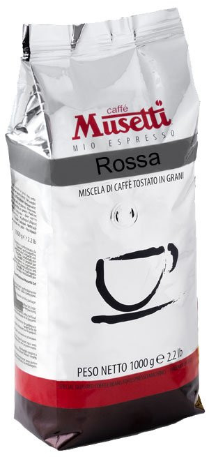 Musetti Espresso Rossa 1000g beans