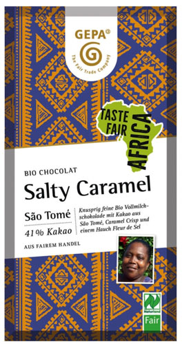 Organic Chocolate in Africa Look | Salty Caramel Flavor