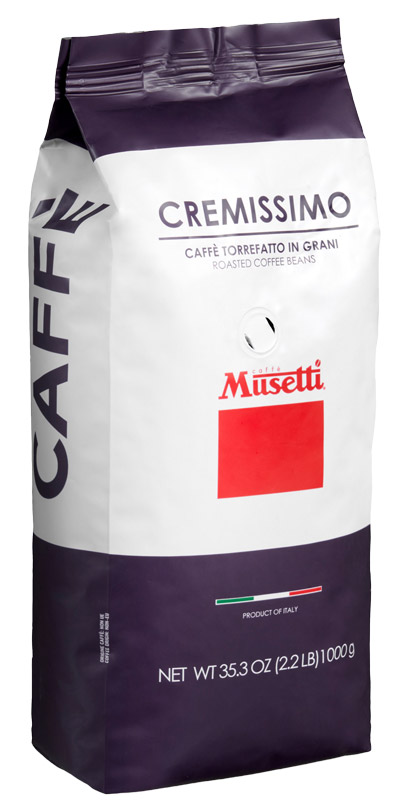 Musetti Espresso Cremissimo 1000g beans